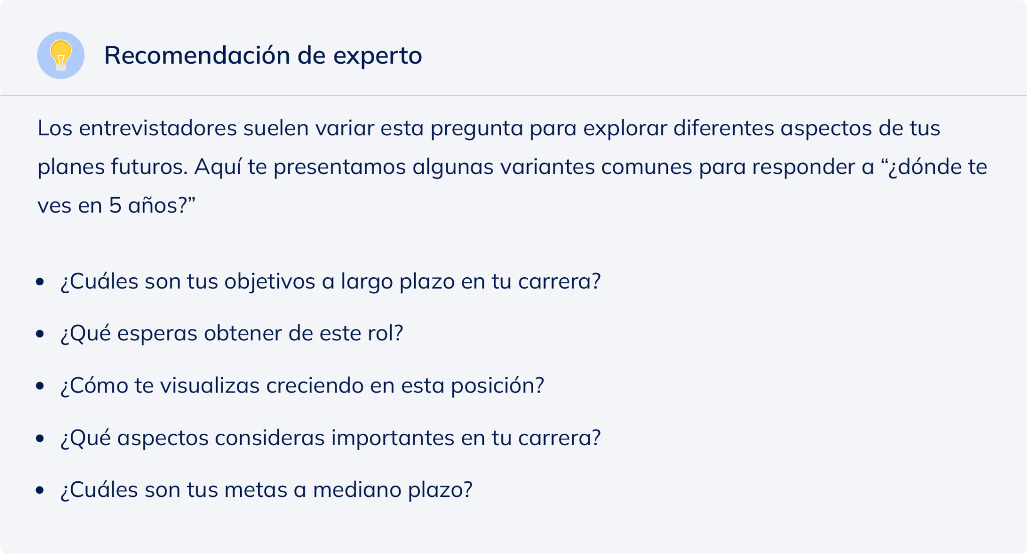 Cómo responder a: ¿Dónde te ves en 5 años? - Edutin Academy